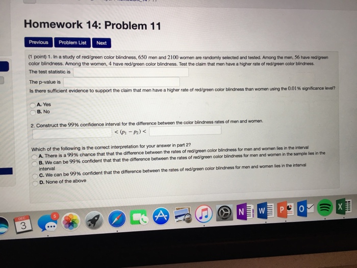 Solved Homework 14: Problem 11 Previous Problem ListNext (1 | Chegg.com