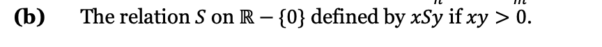 Solved c. Determine if the given relation is reflexive, | Chegg.com