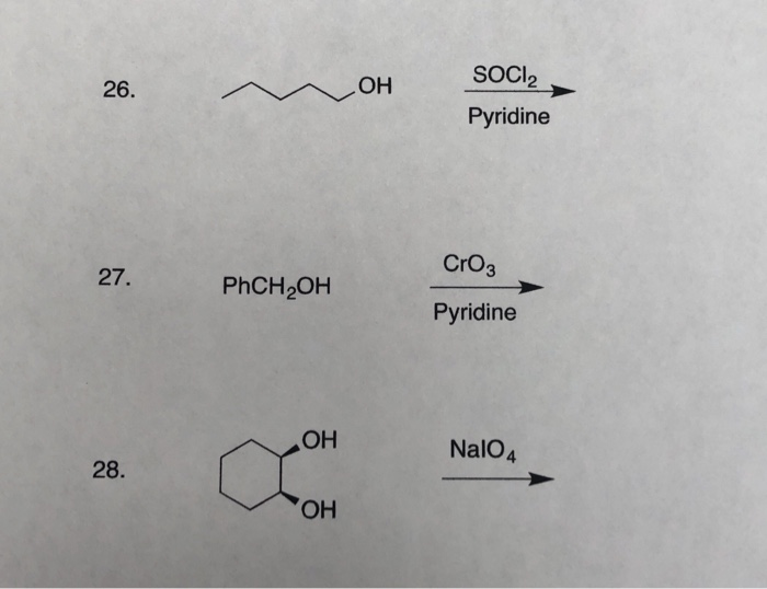 Solved (1) Mg (2) L (3) H2O 20. Br (1) OsO (2) NaHSO3 4 21. | Chegg.com