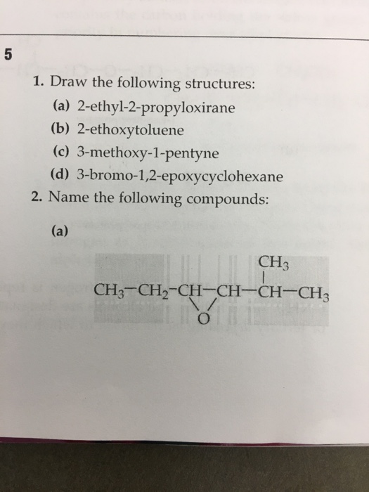 Solved 1. Draw the following structures: (a) | Chegg.com