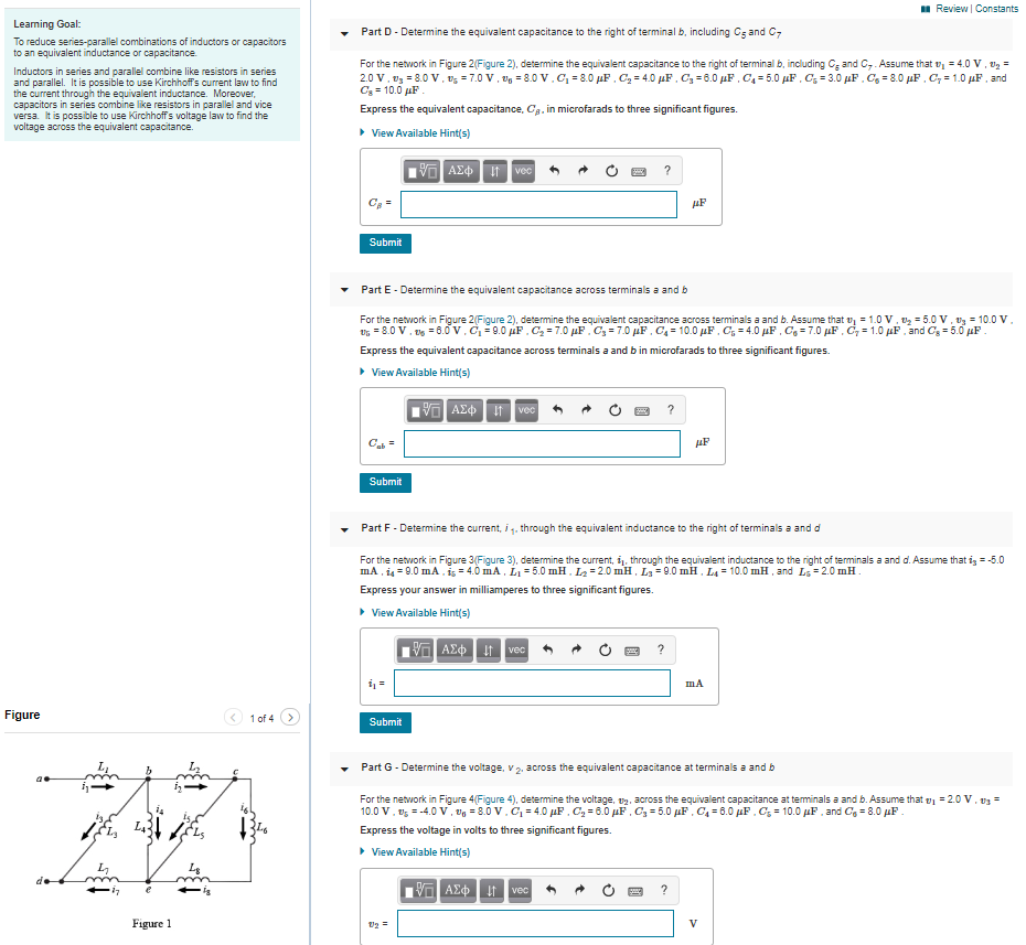 Review | Constants Learning Goal To reduce | Chegg.com