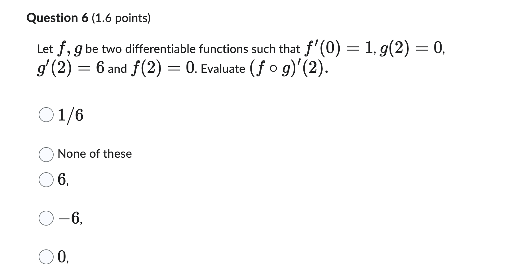 Solved Let F G Be Two Differentiable Functions Such That