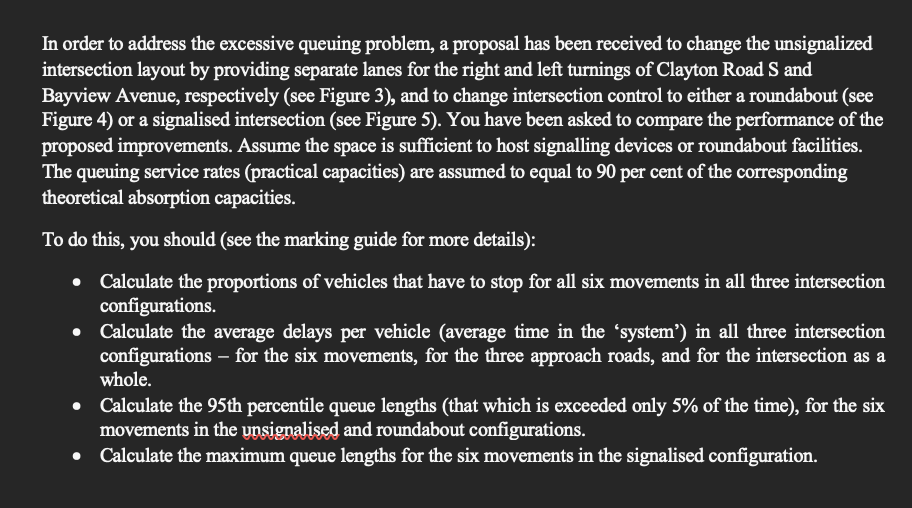 Figure 1-Movements Table 1 - Existing turning | Chegg.com