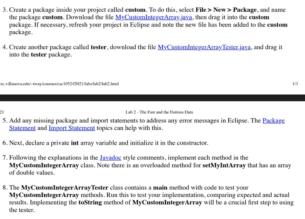 Solved I am having trouble accessing the array from the | Chegg.com