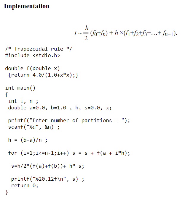 Solved Need a C(putty) program that does the rectangular | Chegg.com