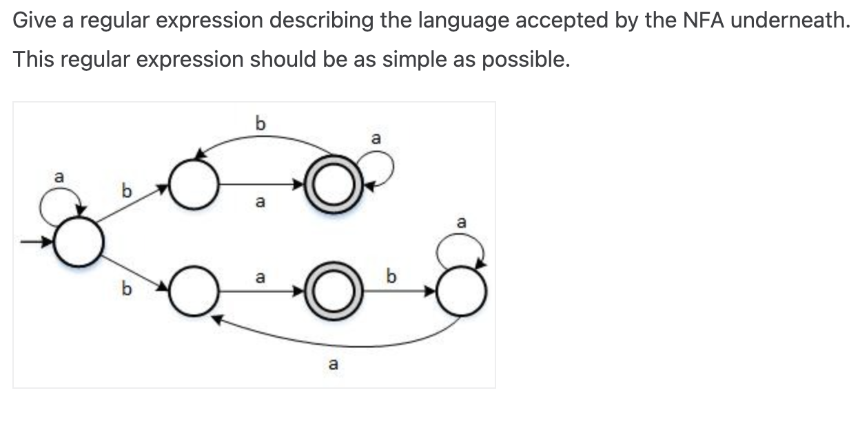 Give A Regular Expression Describing The Language