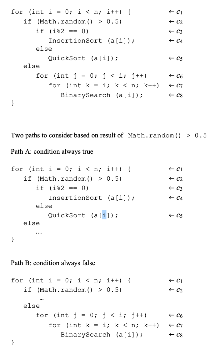 Solved What is the complexity of the given code as a | Chegg.com