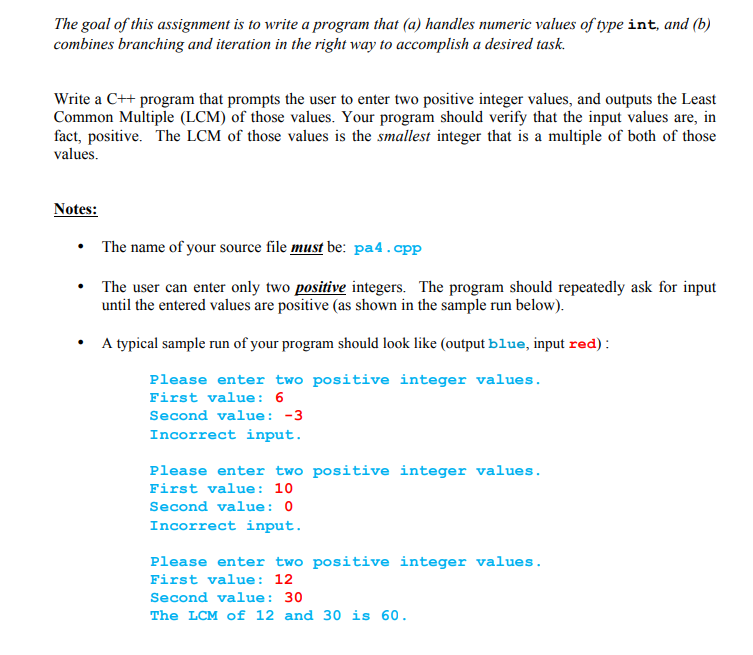 Solved The goal of this assignment is to write a program | Chegg.com