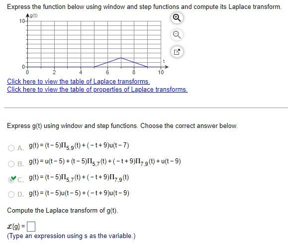 Solved Express the function below using window and step | Chegg.com