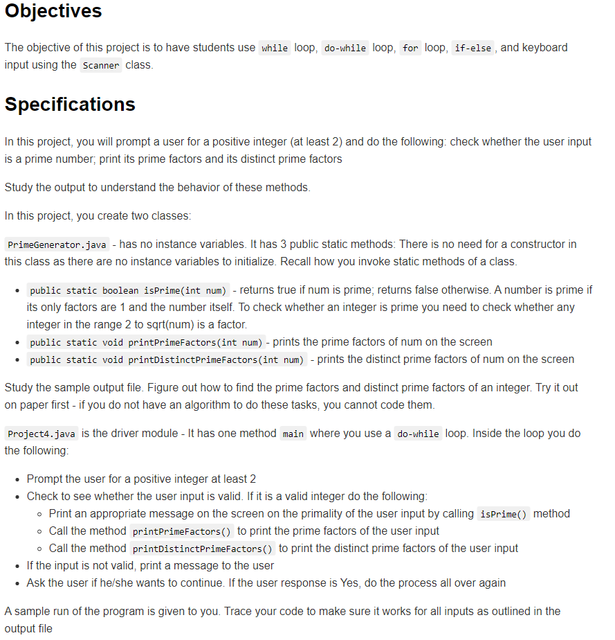 Solved Must be in java. The program should output | Chegg.com