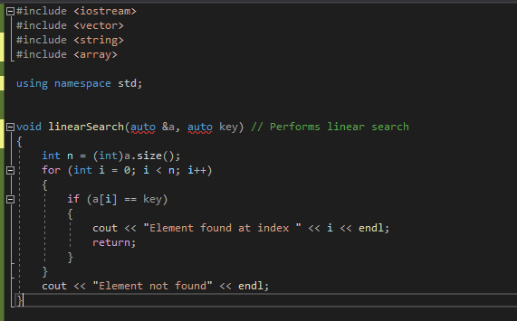 Solved How can I fix this 'auto' error in my code? The error | Chegg.com