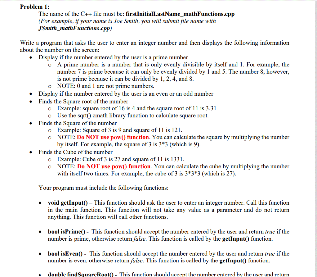 Solved I need help on my computer science homework. Please | Chegg.com