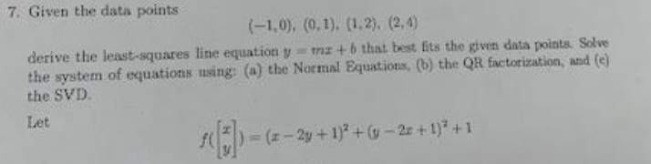 Solved A= np.random. randint (1,5, wize =(5,3)). b= | Chegg.com