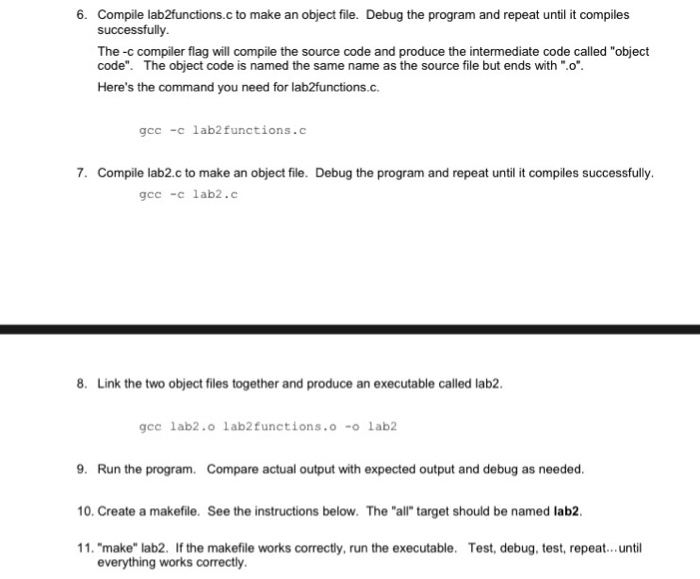 Solved 2. Create a header file named lab2functions.h. In | Chegg.com
