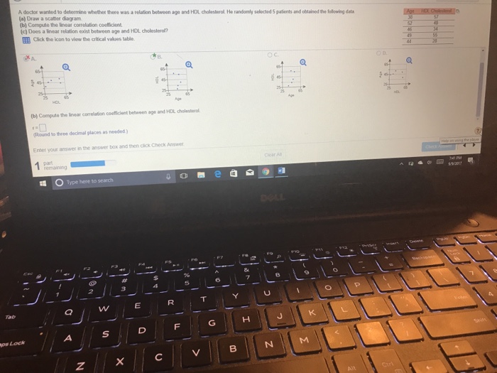 Solved ata Table Critical Values for Correlation Coefficient | Chegg.com