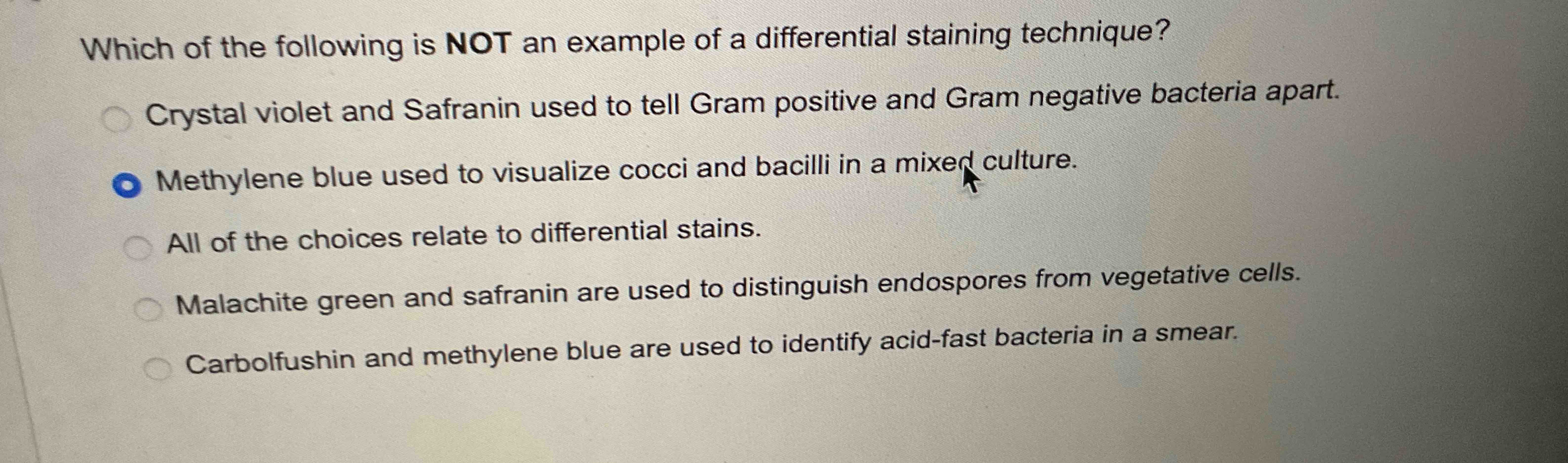 Solved Which of the following is NOT an example of a | Chegg.com