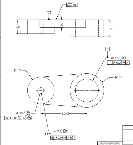 Solved 1) Please design a functional gage to check the | Chegg.com