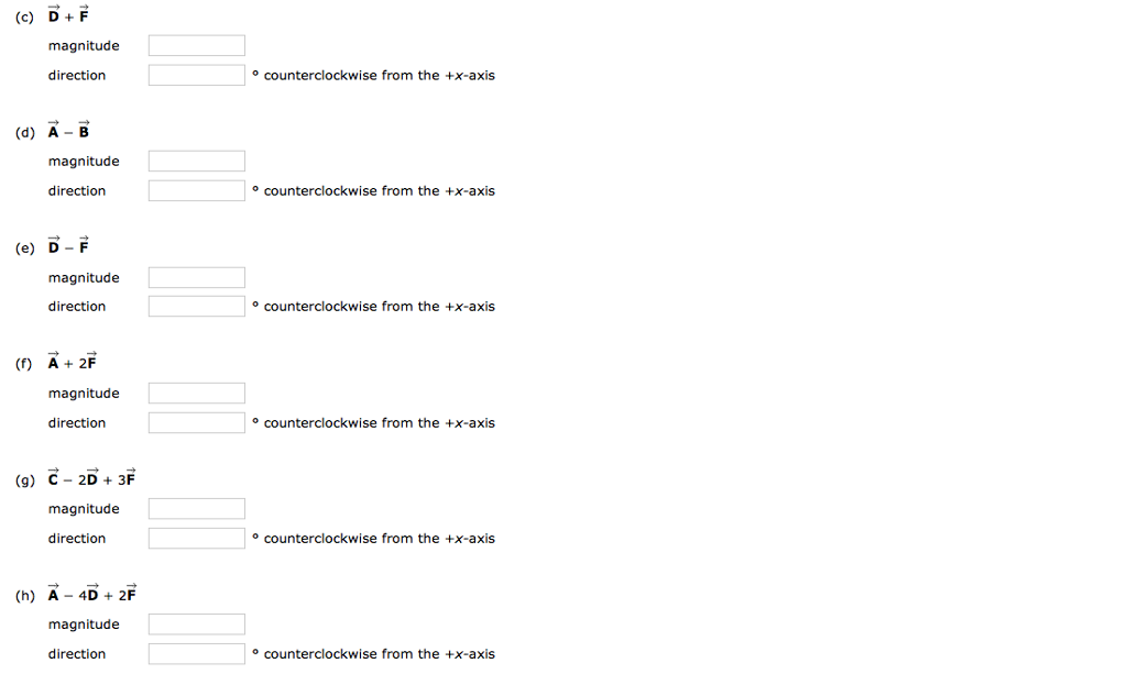 Solved: For The Vectors Given In The Following Figure, Use... | Chegg.com