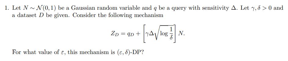 Solved Let N∼N(0,1) be ﻿a Gaussian random variable and q be | Chegg.com