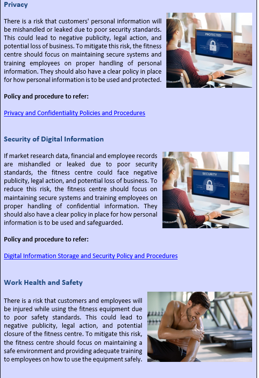 Management Business Risk Task 2 Assessment 2 pls | Chegg.com