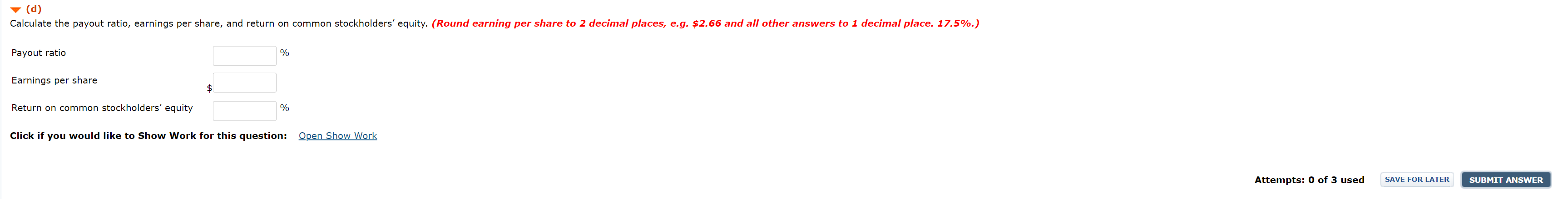 Solved Problem 11-2A (Part Level Submission) The | Chegg.com
