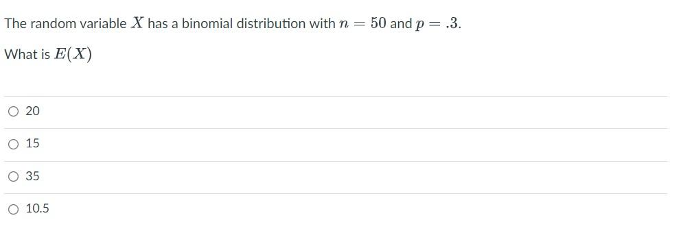 Solved The random variable X has a binomial distribution | Chegg.com