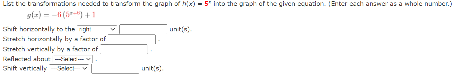 Solved List the transformations needed to transform the | Chegg.com