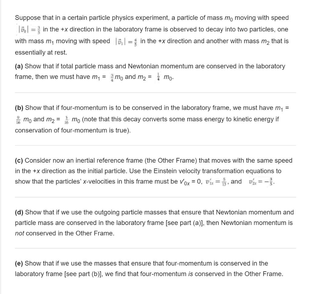 Solved Suppose that in a certain particle physics | Chegg.com