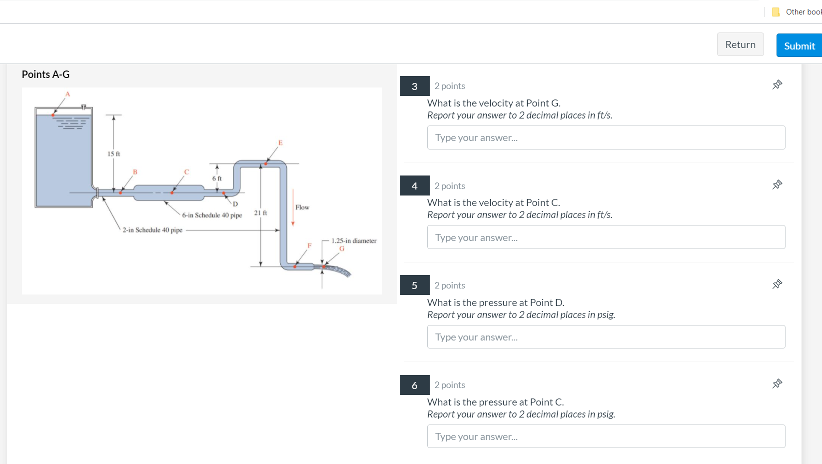 Solved Other bool Return Submit Points A-G 3 10 2 points | Chegg.com