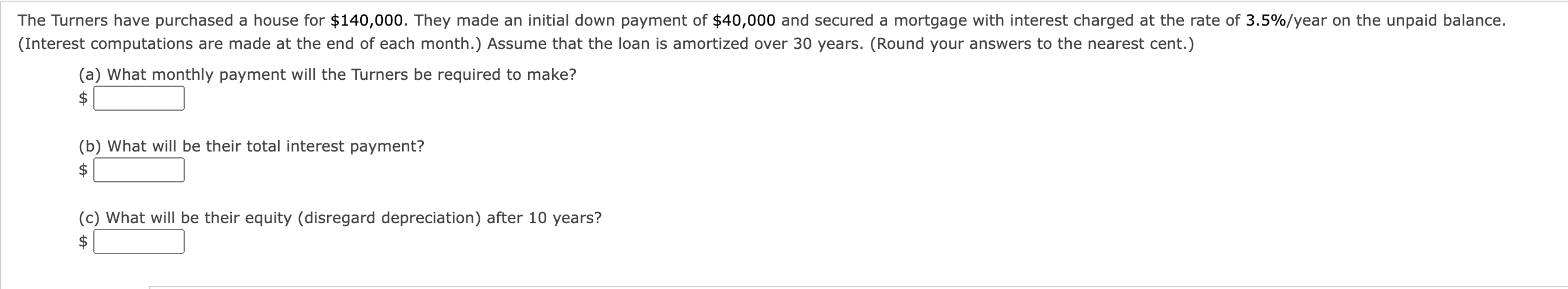 Solved (Interest computations are made at the end of each | Chegg.com