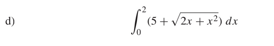 Solved . Using the connection between integrals and area, | Chegg.com