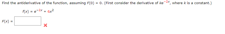 Solved Find The Antiderivative Of The Function Assuming