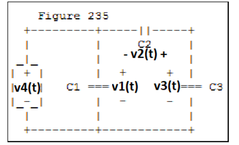 Solved Given V4=21 volts, and 3 capacitors in microfarads: | Chegg.com