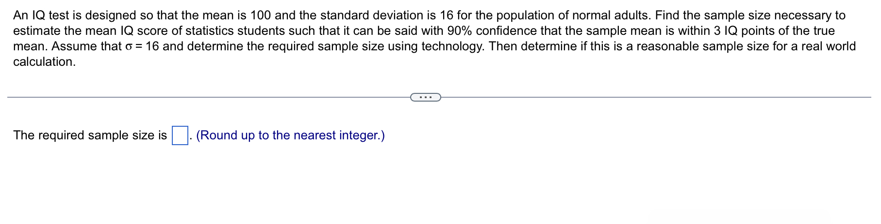 Solved Find The Sample Size Needed To Estimate The Mean Age 0886