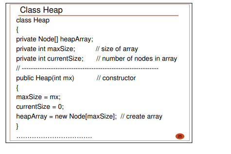Using Heap Code explained in the lecture and | Chegg.com