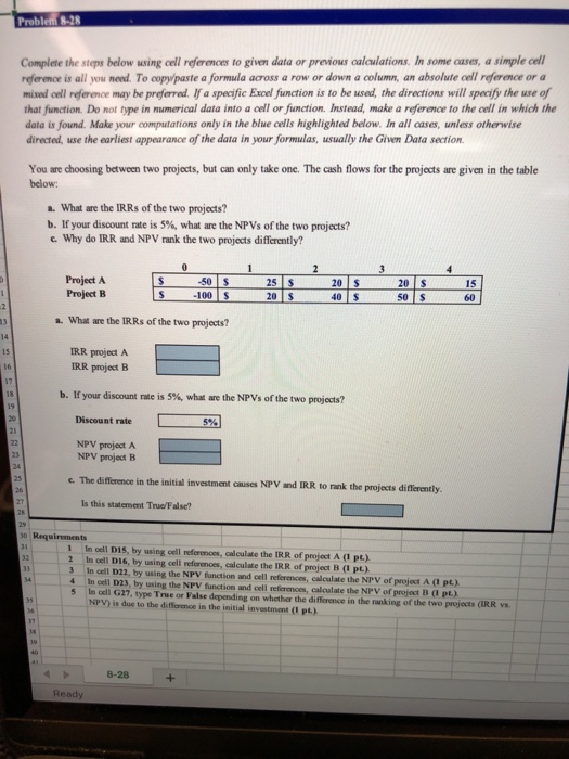 Solved Excel 2013 Project Grader- Instruction Berk | Chegg.com