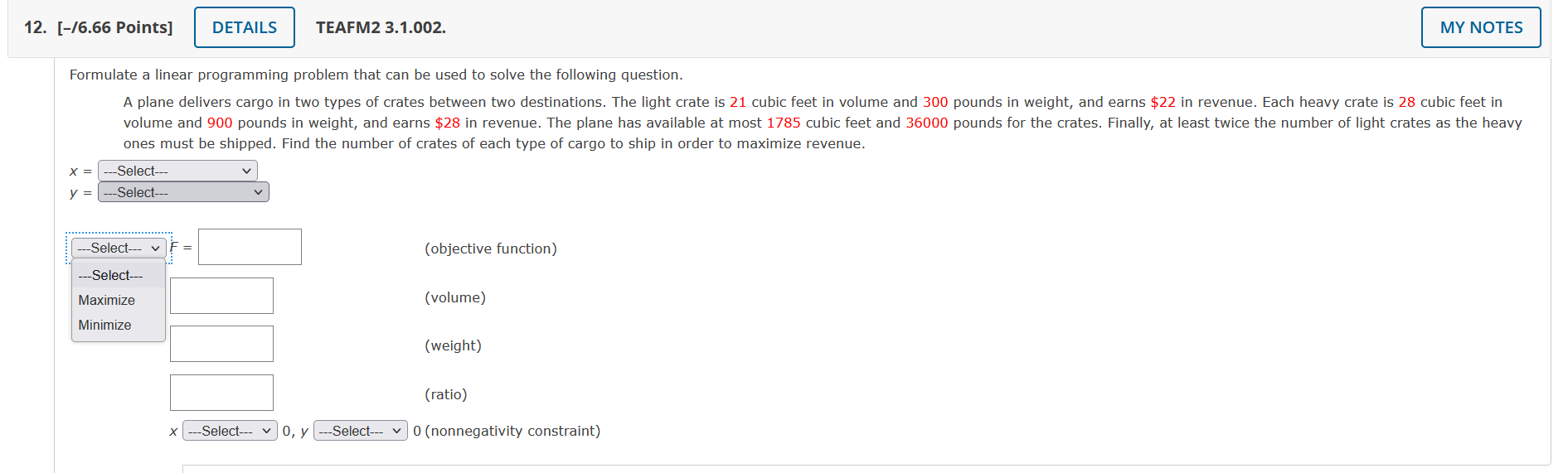 Solved Formulate A Linear Programming Problem That Can Be 8513