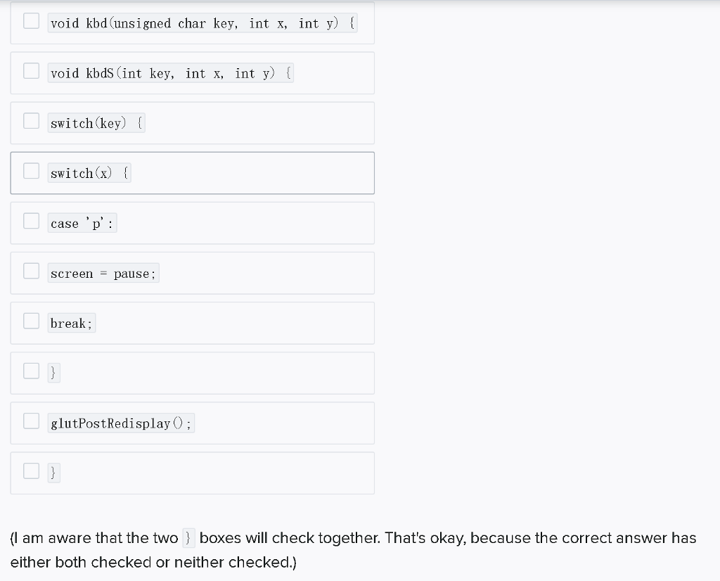 Solved Q16 5 Points Check all of the boxes needed to make a | Chegg.com