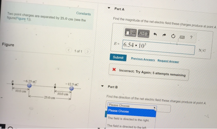 Solved Part A Constants Find the magnitude of the net | Chegg.com