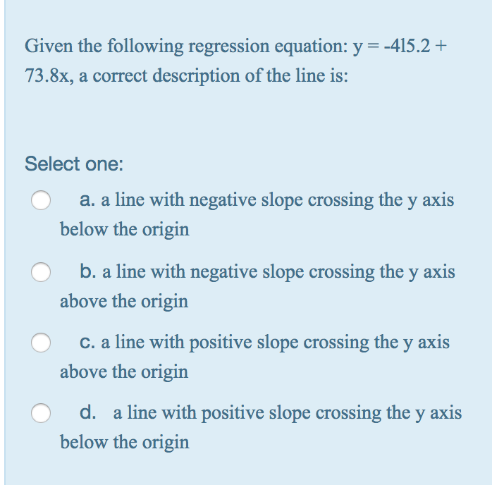 Solved In regression analysis, unexplained variation refers | Chegg.com