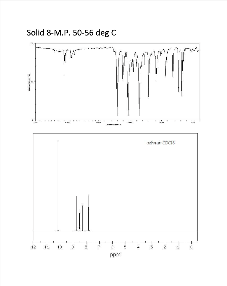 Solved 1. provide name and structure, identity and | Chegg.com