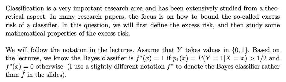 Solved Classification is a very important research area and | Chegg.com