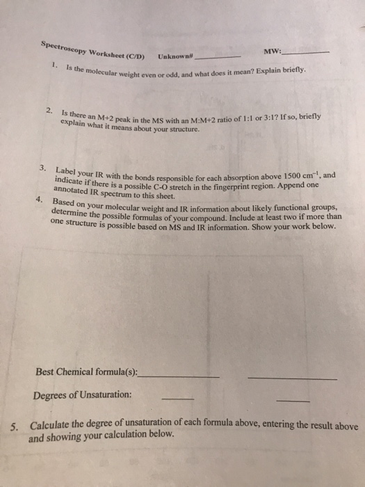 Solved Part A: Annotating Spectra 1. Annotate the IR | Chegg.com