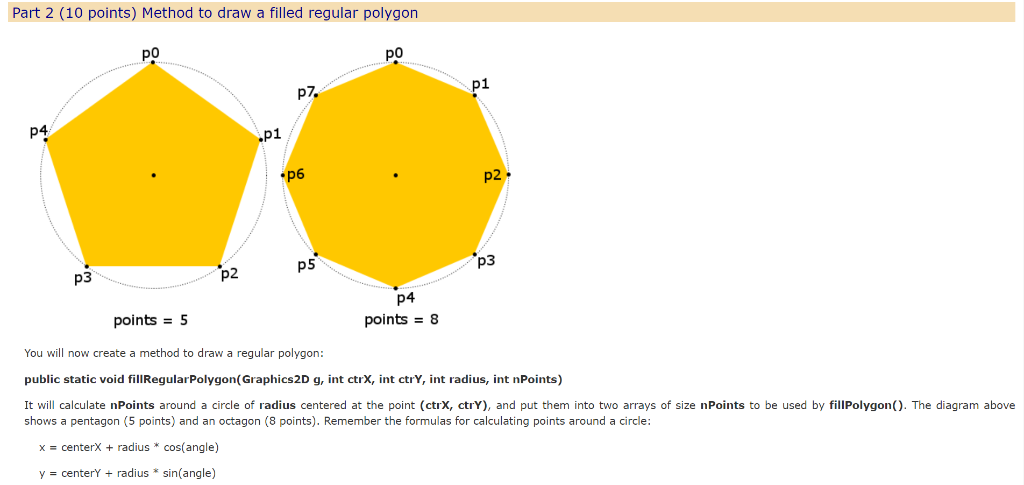 Solved Objectives Creating a method with parameters. Part 1 | Chegg.com