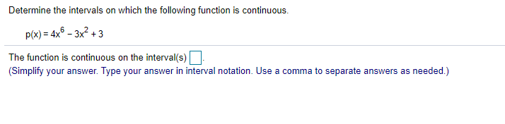 Solved Determine the intervals on which the following | Chegg.com