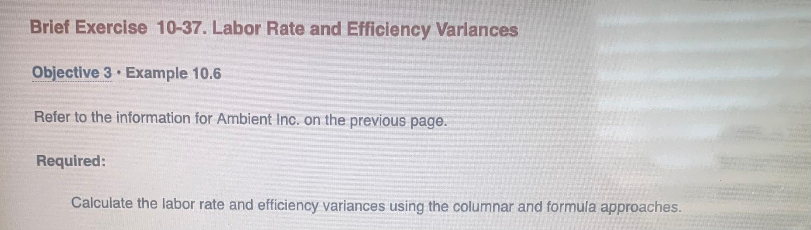 Solved Use the following information to complete Brief | Chegg.com