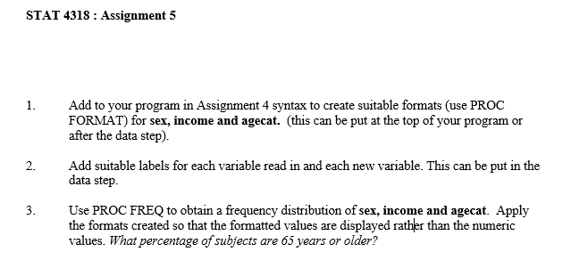 Solved Please answer Assignment 5 using assignment 4 as a | Chegg.com