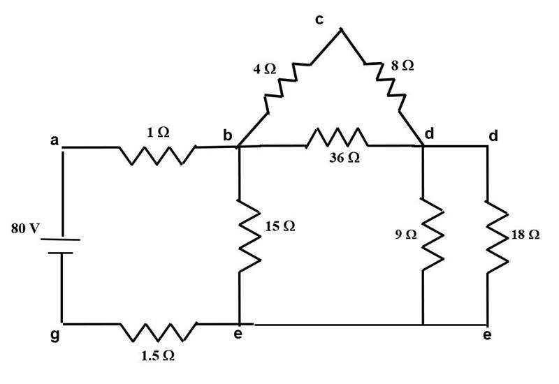Solved For the circuit shown in problem 23, find: the | Chegg.com