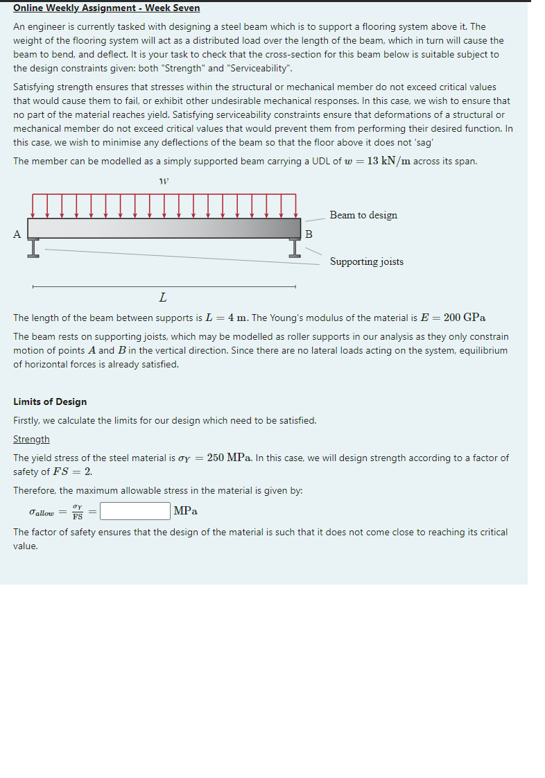 Solved Serviceability The following is an extract from | Chegg.com