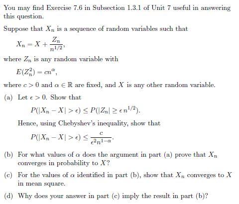 Solved You may find Exercise 7.6 in Subsection 1.3.1 of Unit | Chegg.com